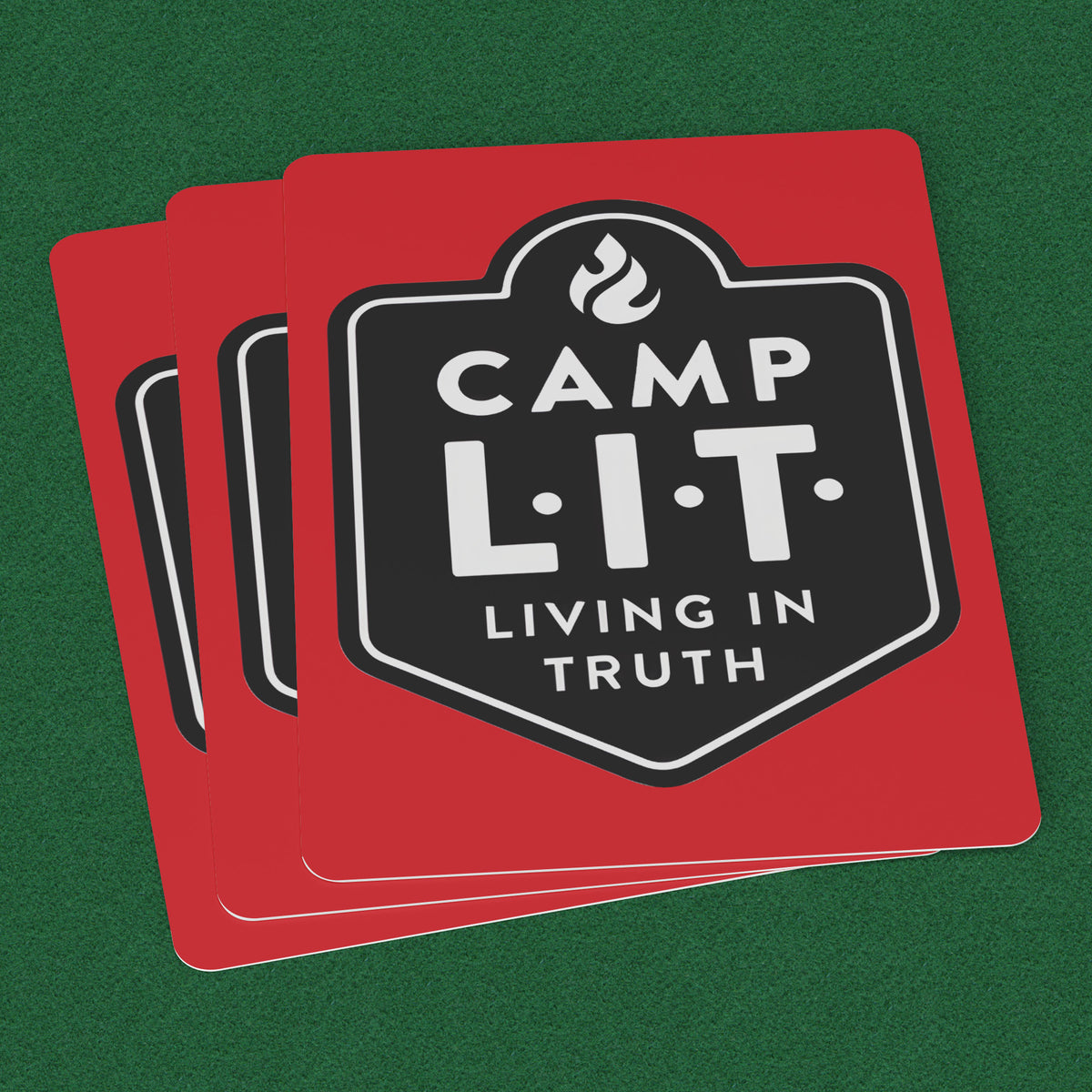 Camp L.I.T. Playing Cards - Red – CampLIT